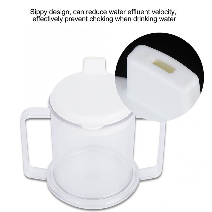 450ml Clear Plastic Double Handle Drinking Cup Lig... – Grandado