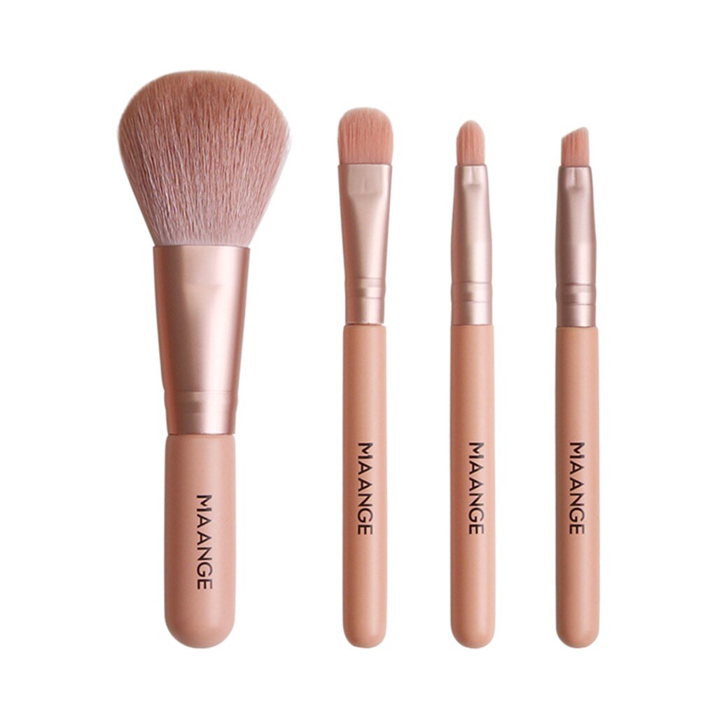 MAANGE Make-Up Brushes 4 Pcs Mini Makeup Brush Set... – Grandado