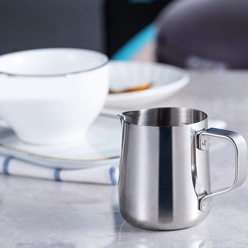 350ml Milk Pitcher, Stainless Steel Espresso Pitch... – Grandado