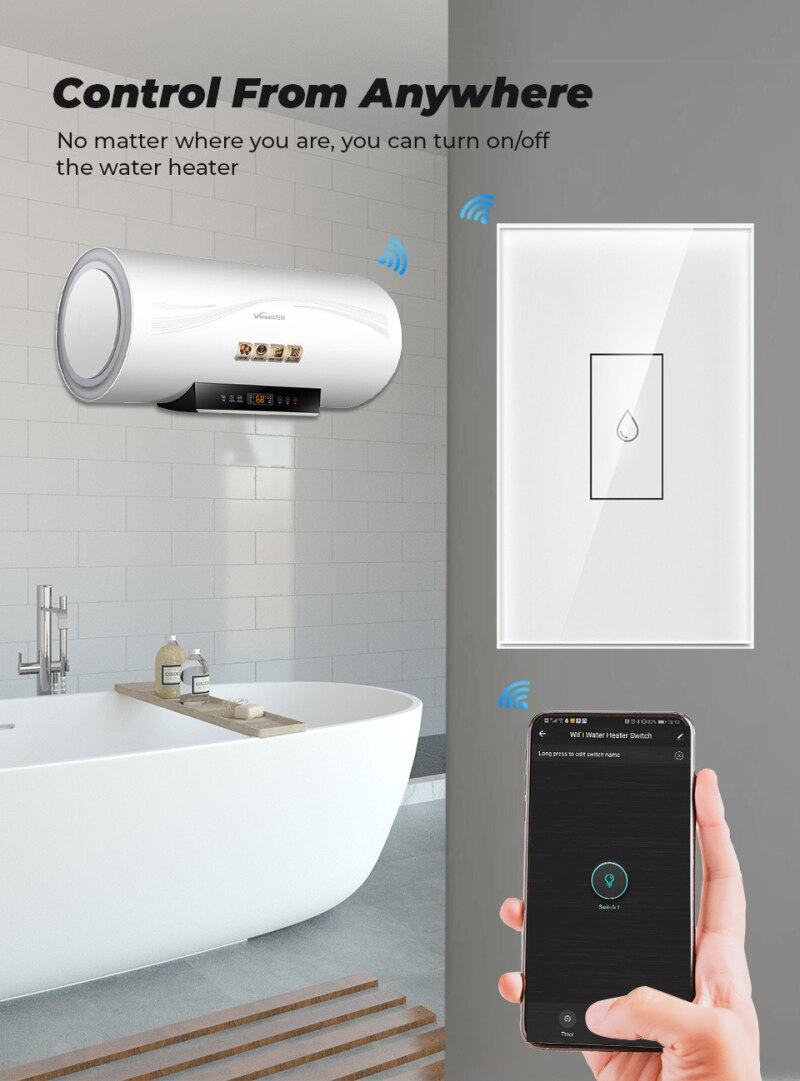 WiFi Smart Water Heater Switch Water Heater Smart ... – Vicedeal