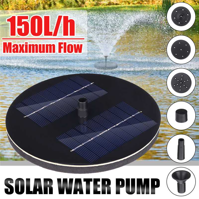 10V Solar Fountain Watering kit Power Solar Pump P... – Grandado