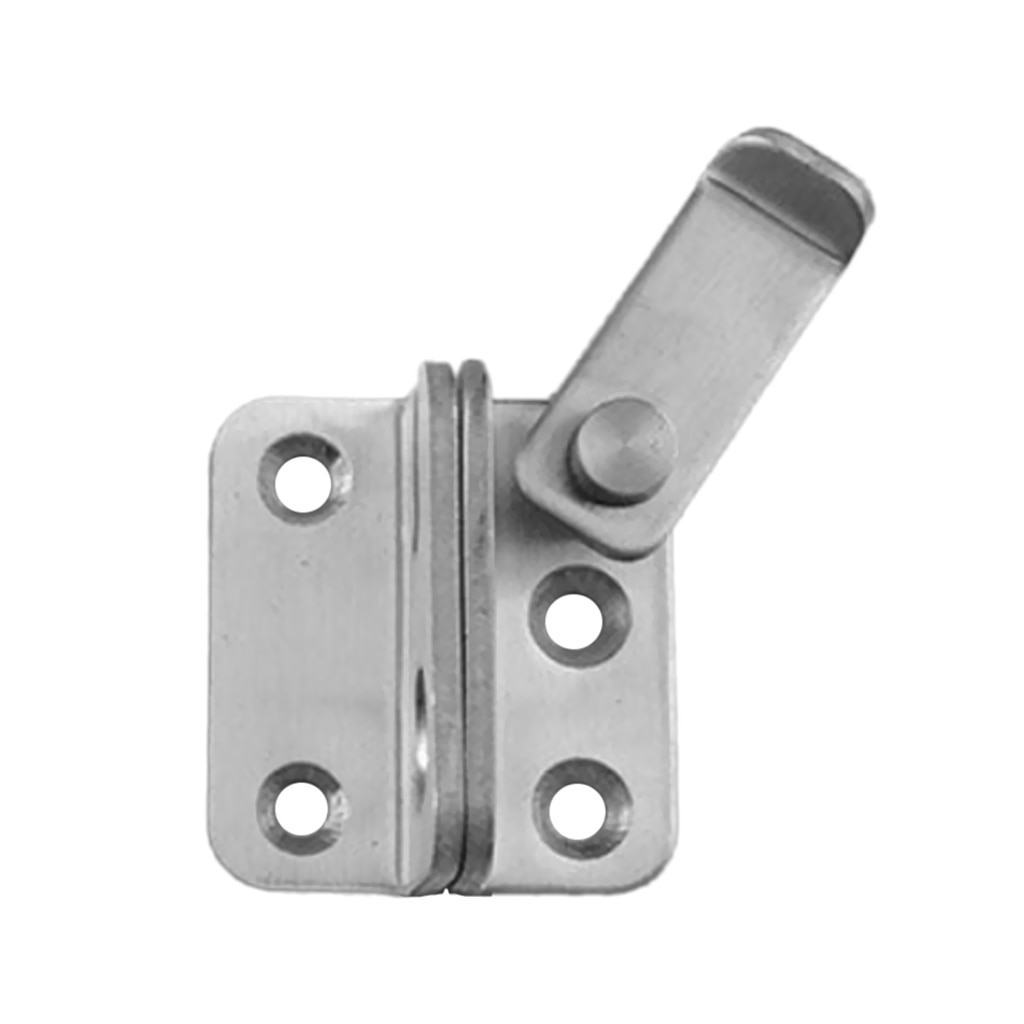 Stainless Steel Door Lock Security Door Latch Stap... – Grandado Stainless Steel Door Lock Security Door Latch Stap... – Grandado