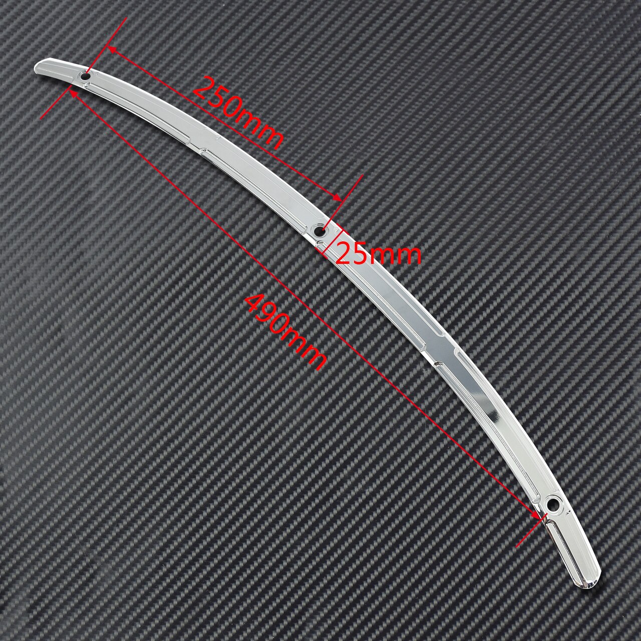 Motorcycle Windshield Trim Chrome Windscreen Trim ... – Vicedeal