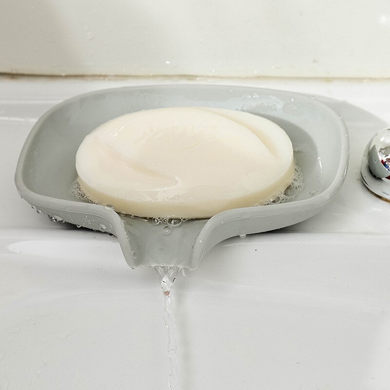 Bathroom Silicone Soap Dish Portable Anti-slip Soa... – Grandado