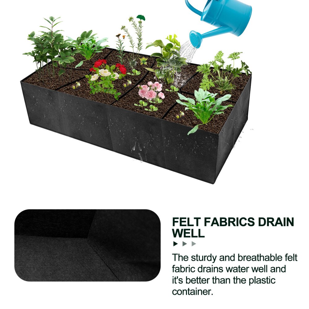 Planting Bag Garden Beds Vegetable Planters Rectan... – Grandado