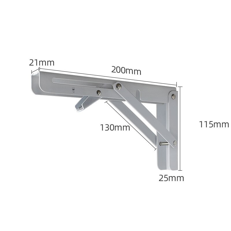 2pcs Folding Bracket For Shelf Table Desk Wall Mou... – Vicedeal