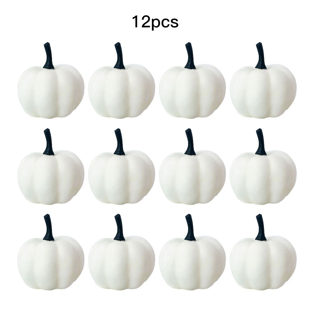 12Pcs Kunstmatige Pompoenen Nep Schuim Pompoen Met... – Vicedeal