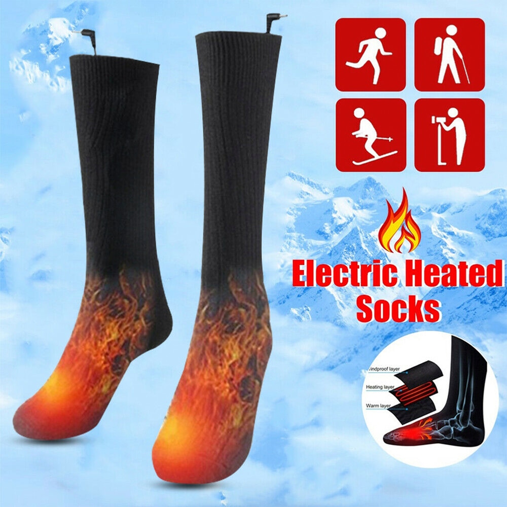 Electric Heating Socks Winter Warm Heated Socks In... – Vicedeal