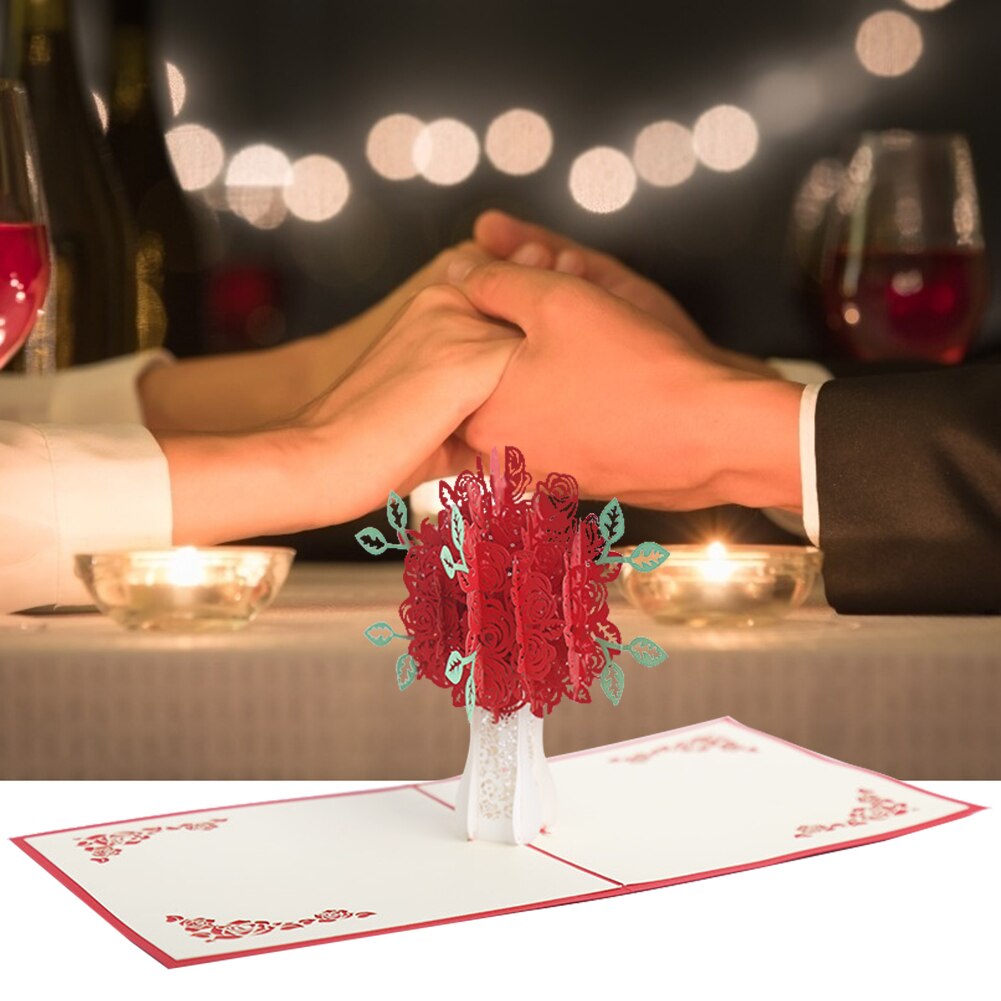 3D Pop Up Card Heart to Heart Anniversary Valentin... – Grandado