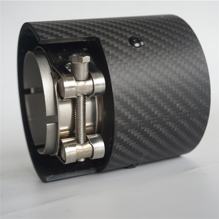 1 stück 73 MM EINLASS OD 93 MM HERAUS Matte Carbon... – Vicedeal