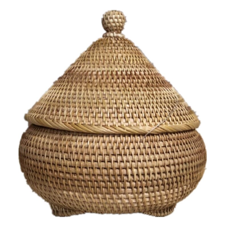 Autumn Rattan Storage Box Snack Candy Storage Bask... – Grandado