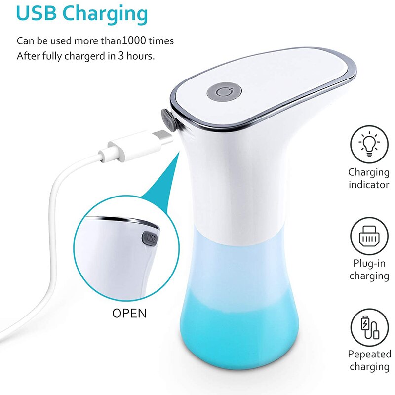 Automatic Foaming Soap Dispenser Rapid Foam, USB C... – Grandado