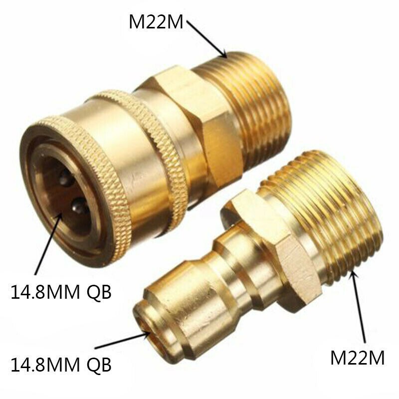 2X M22 3/8 Quick Release Adapter Connector Koppeli... – Vicedeal