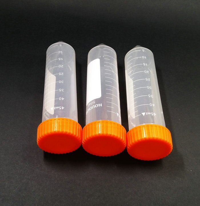 50ML 100PCS/LOT Plastic Centrifuge Tubes ogival ba... – Grandado