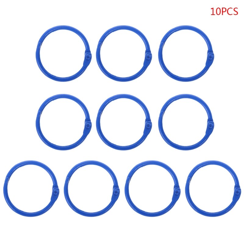 10pcs Metal Loose Leaf Binder Ring Book Hoops DIY ... – Vicedeal
