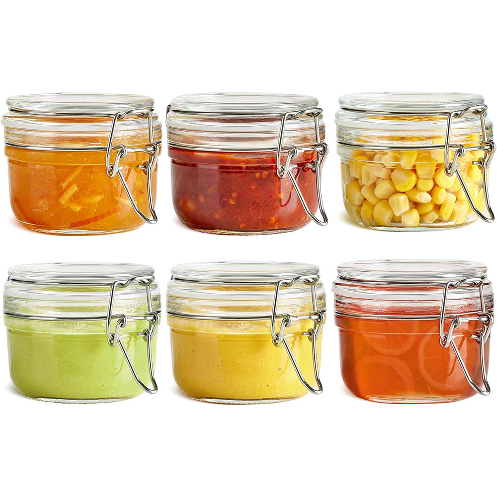 4oz Small Airtight Glass Jars Food Storage Jar Rou... – Grandado