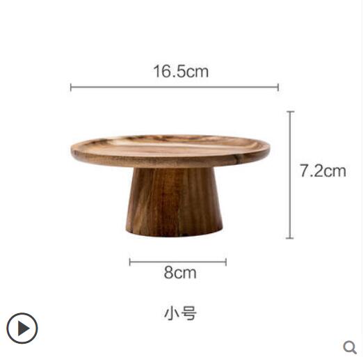 Japanese plate wooden fruit tray Cake stand plate ... – Vicedeal