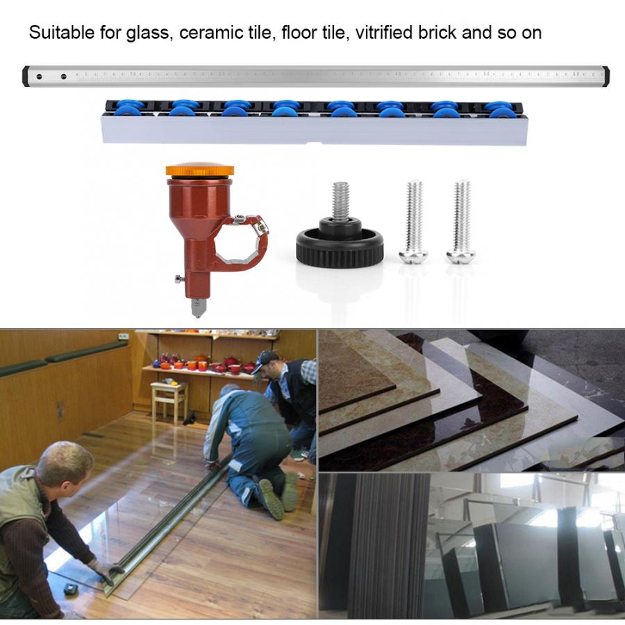 60cm Length T Type Push Glass Strip Cutter Tile Cu... – Grandado