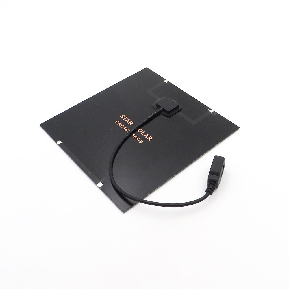 Solcelle lader 4.5w 6v med usb-havn 30cm kabel mon... – Grandado