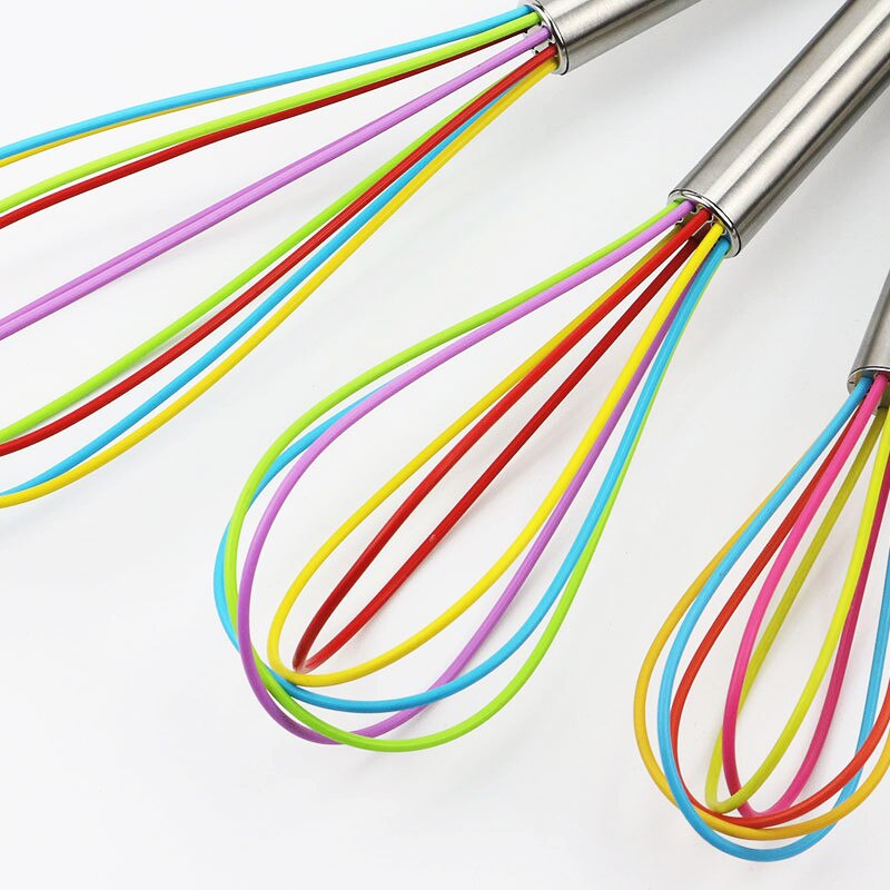 1 Pc 3 Maten Drink Whisk Mixer Eiklopper Siliconen... – Vicedeal