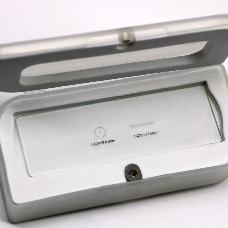 Microscope Stage Micrometer Slide Optical Glass Me... – Vicedeal