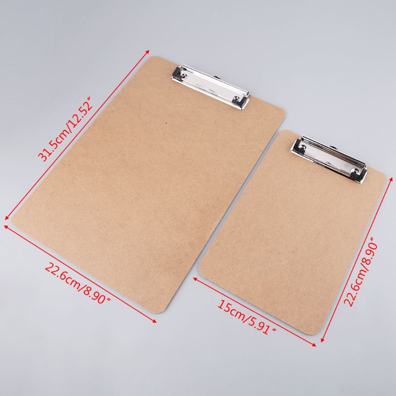 Portable A4/A5 Wooden Writing Clip Board File Hard... – Grandado