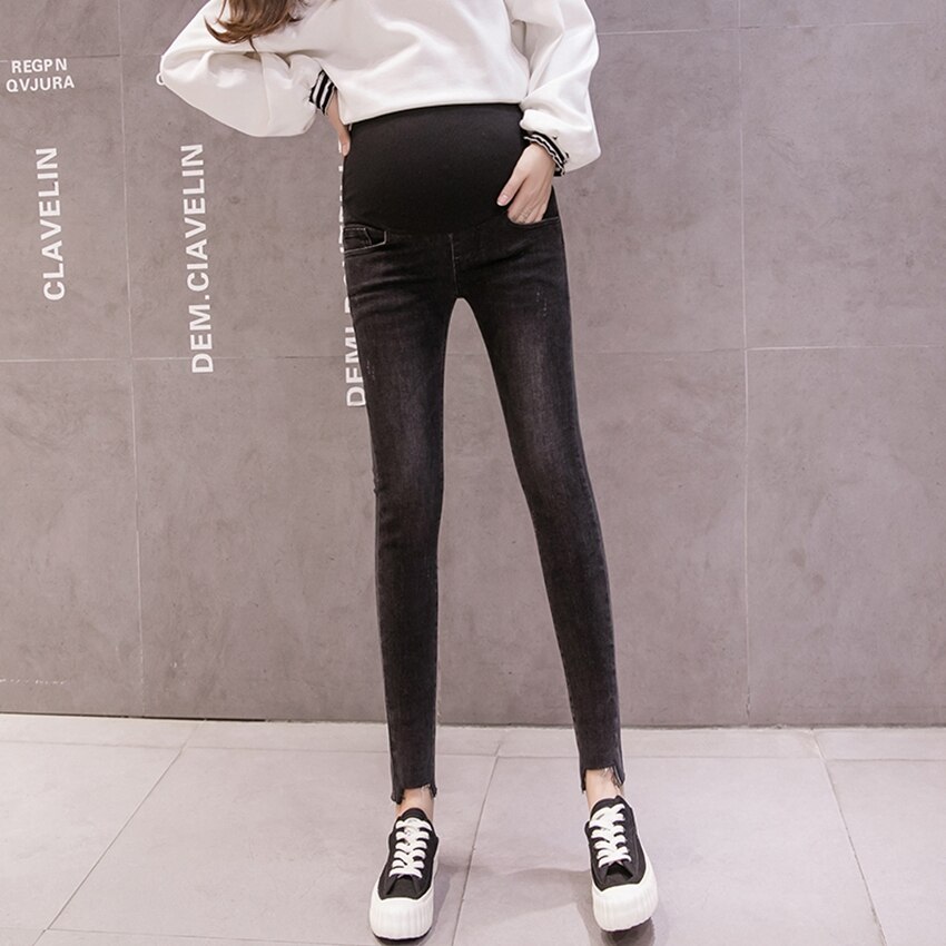 Jeans Bijgesneden Broek En Najaar Modellen Zwanger... – Grandado