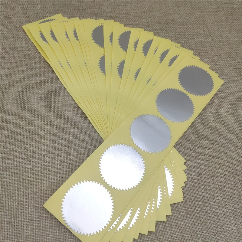 Gouden Zilveren Folie Seal Sticker Voor Droog Embo... – Grandado