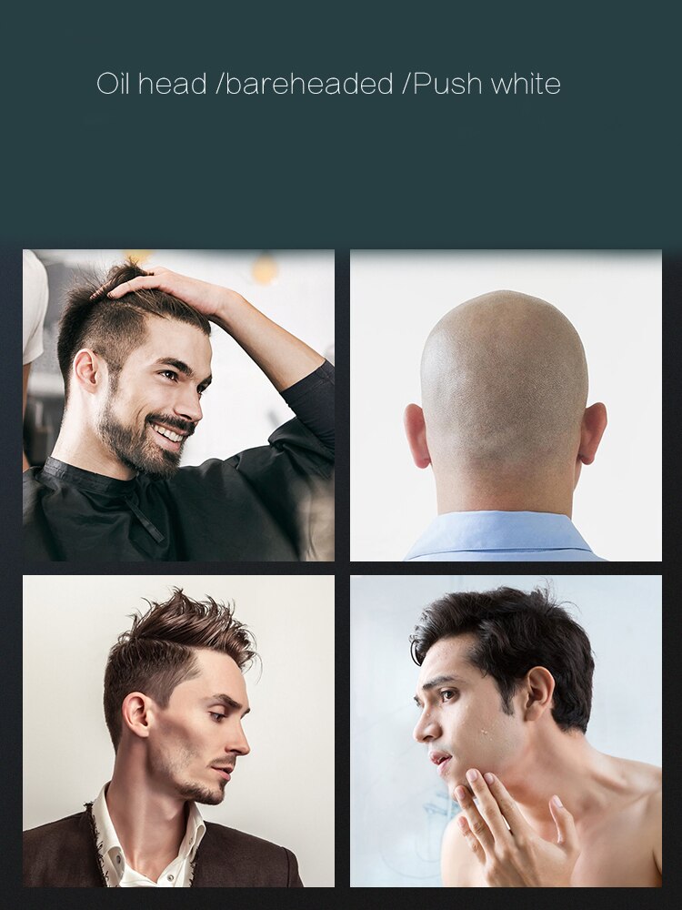 Bald-Headed Machine Cordless Men Twin Blade Recipr... – Grandado