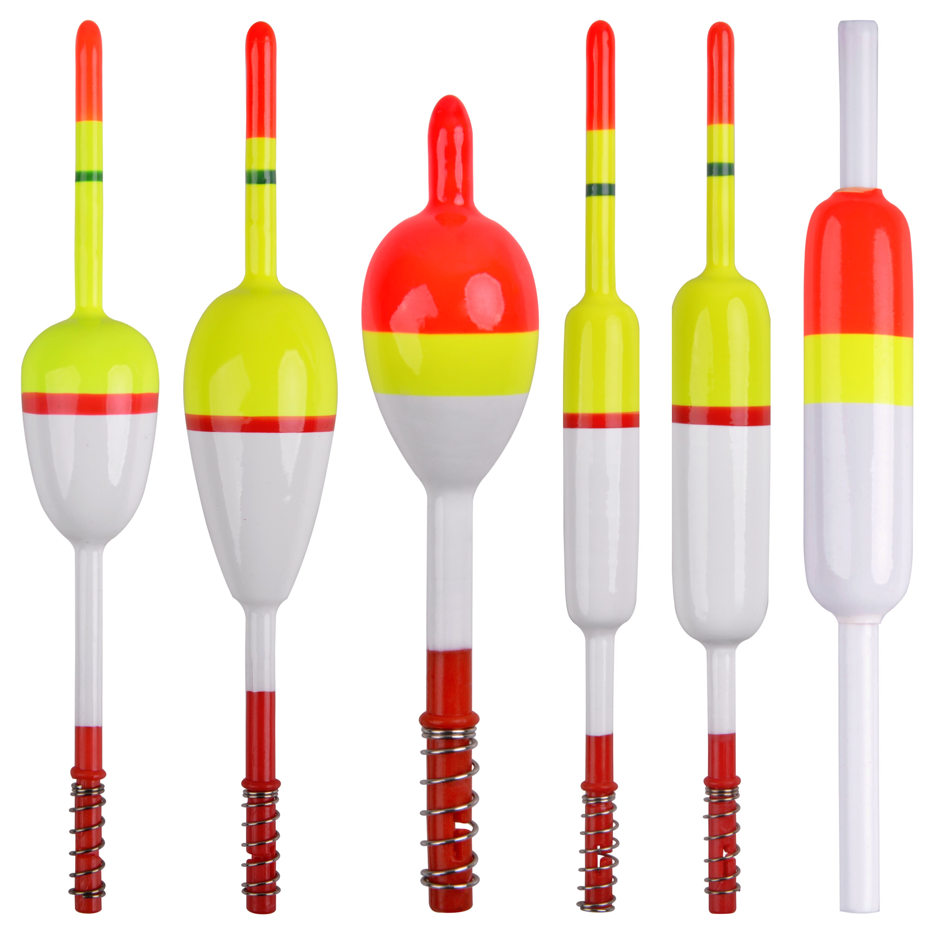 20PCS Fishing Floats Bobbers Wood Float Spring Flo... – Grandado