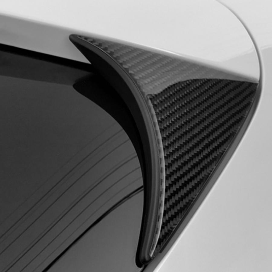 2pcs Rear Window Spoiler Side Wing Cover Trim Fram... – Grandado