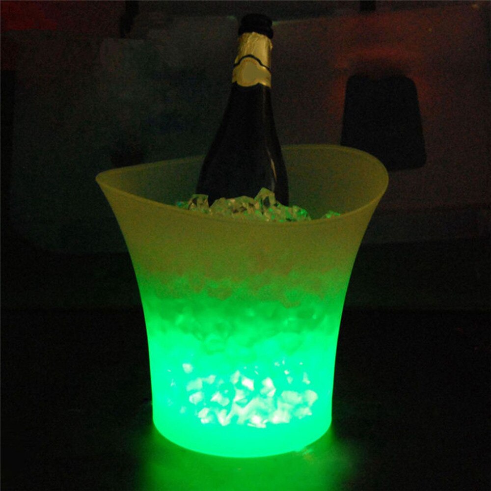 5L Waterproof Plastic LED Ice Bucket Color Changin... – Grandado