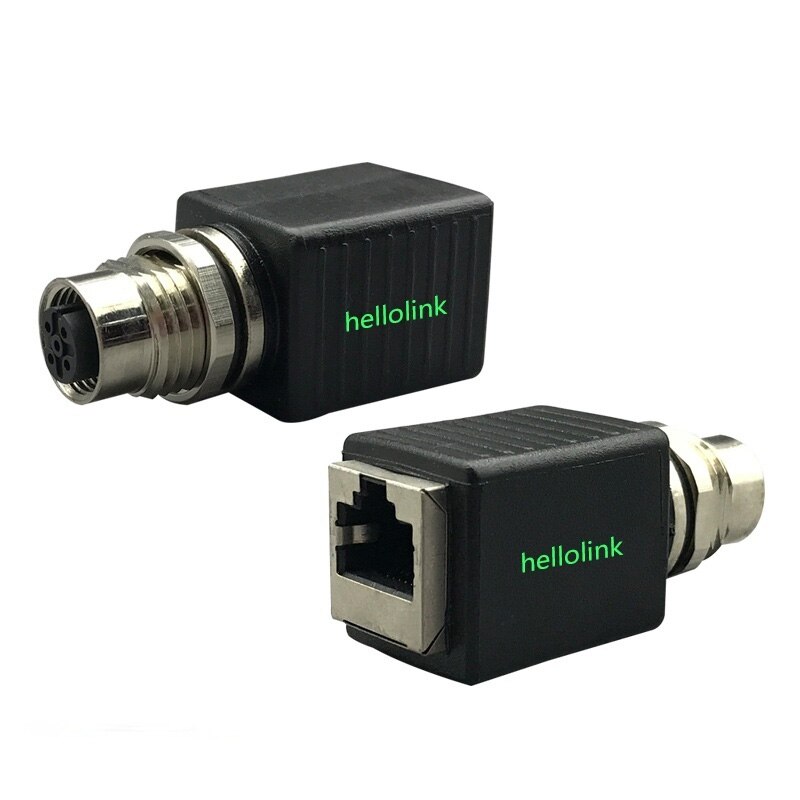 M12 to RJ45 Ethernet extension connector – Vicedeal