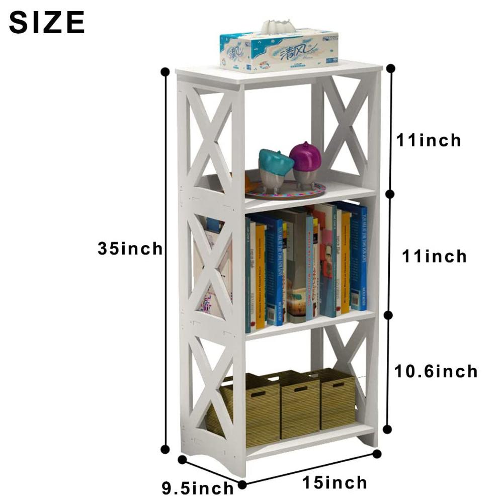 2/3 Tier Children Bookcases End Table Standing Boo... – Grandado