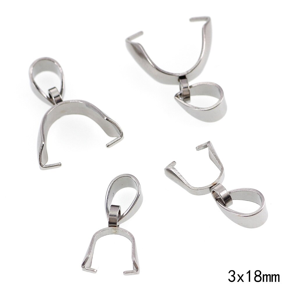 10PC Sliver Color Stainless Steel Bead Clamp Pinch... – Grandado
