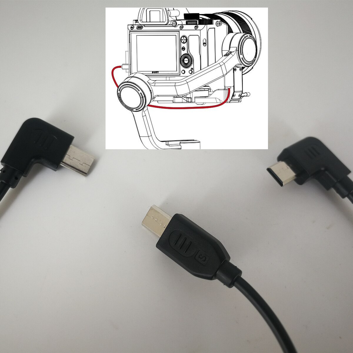 Micro USB to Multi USB Camera Control Cable for ZH... – Grandado