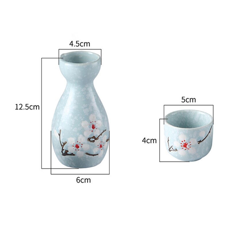 Juego de Sake de cerámica tradicional japonesa, ju... – Grandado