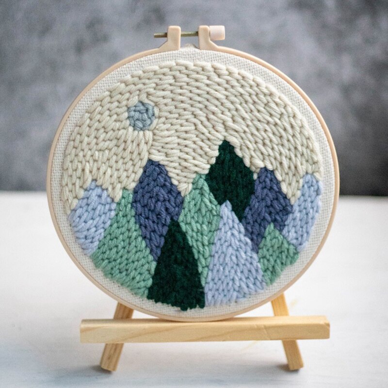 DIY Landscape Painting Pattern with Embroidery Too... – Vicedeal