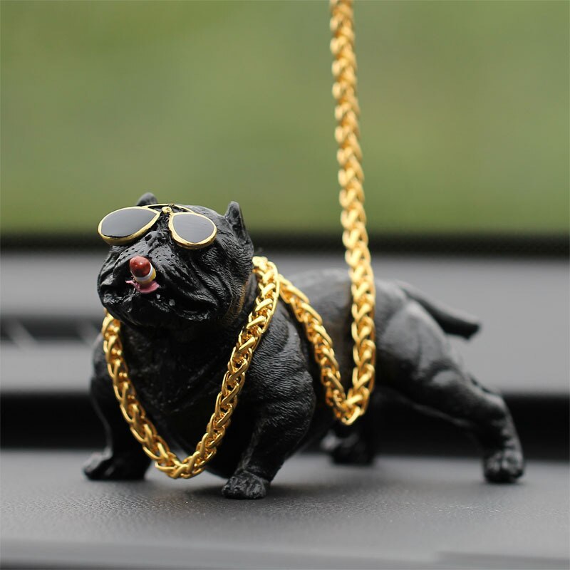 Auto Decoratie Simulatie Bully Hond Pop Decor Auto... – Grandado