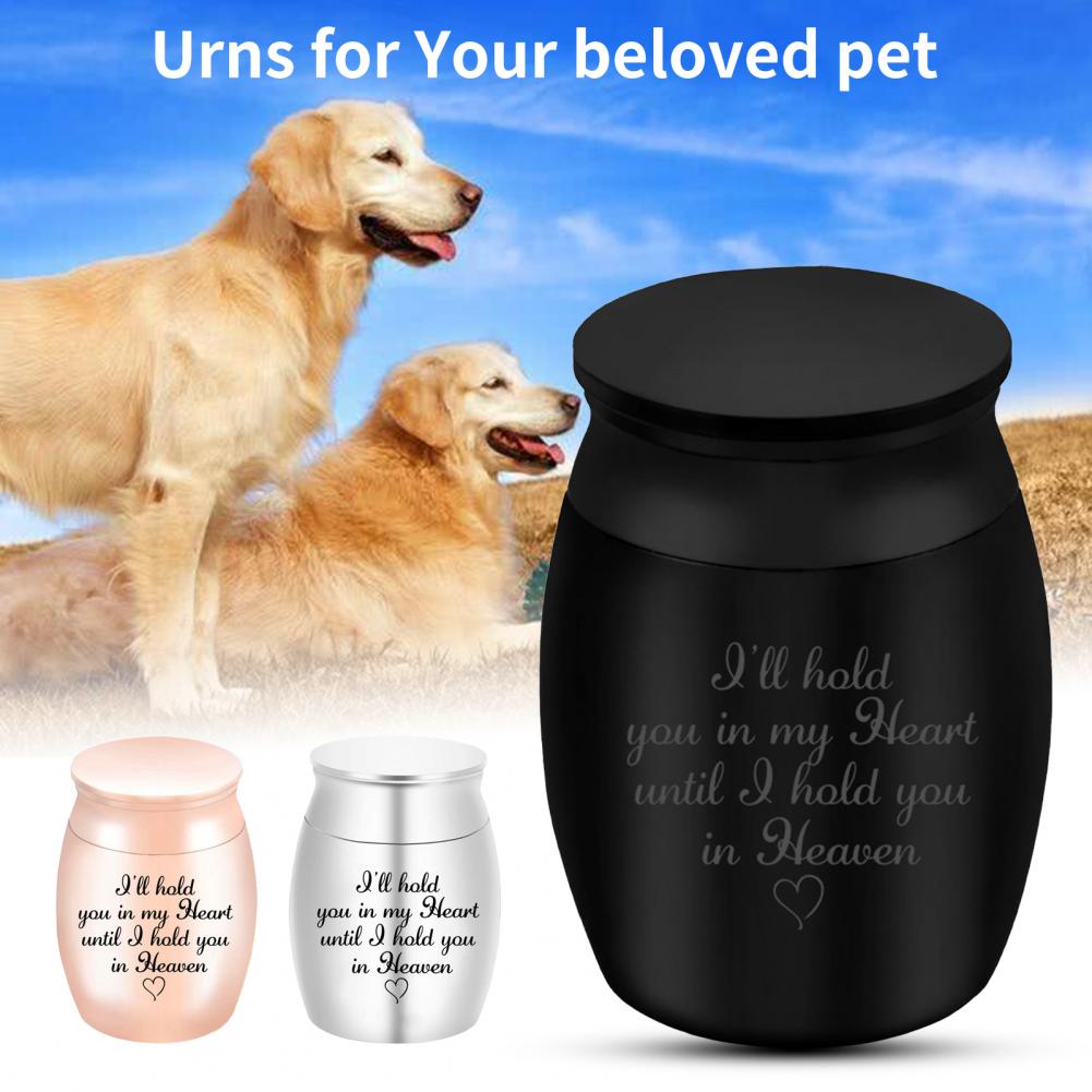 Pet Funeral Urn Metal Pets Ashes Casket Exquisite ... – Vicedeal