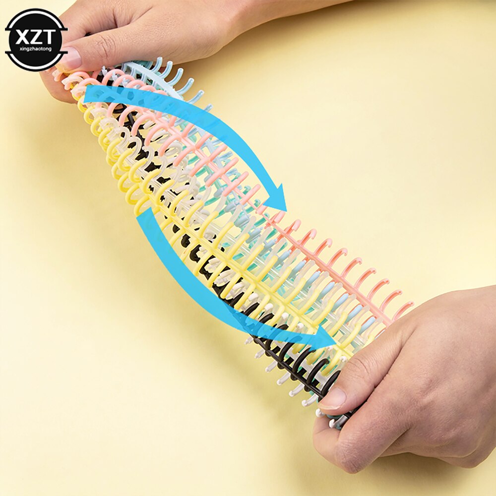 12mm A4/30 Holes Binding Loop Plastic Movable Fold... – Vicedeal