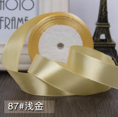 (25yards/roll) 1'' 2.5cm Silver Silk Satin Ribbon ... – Grandado