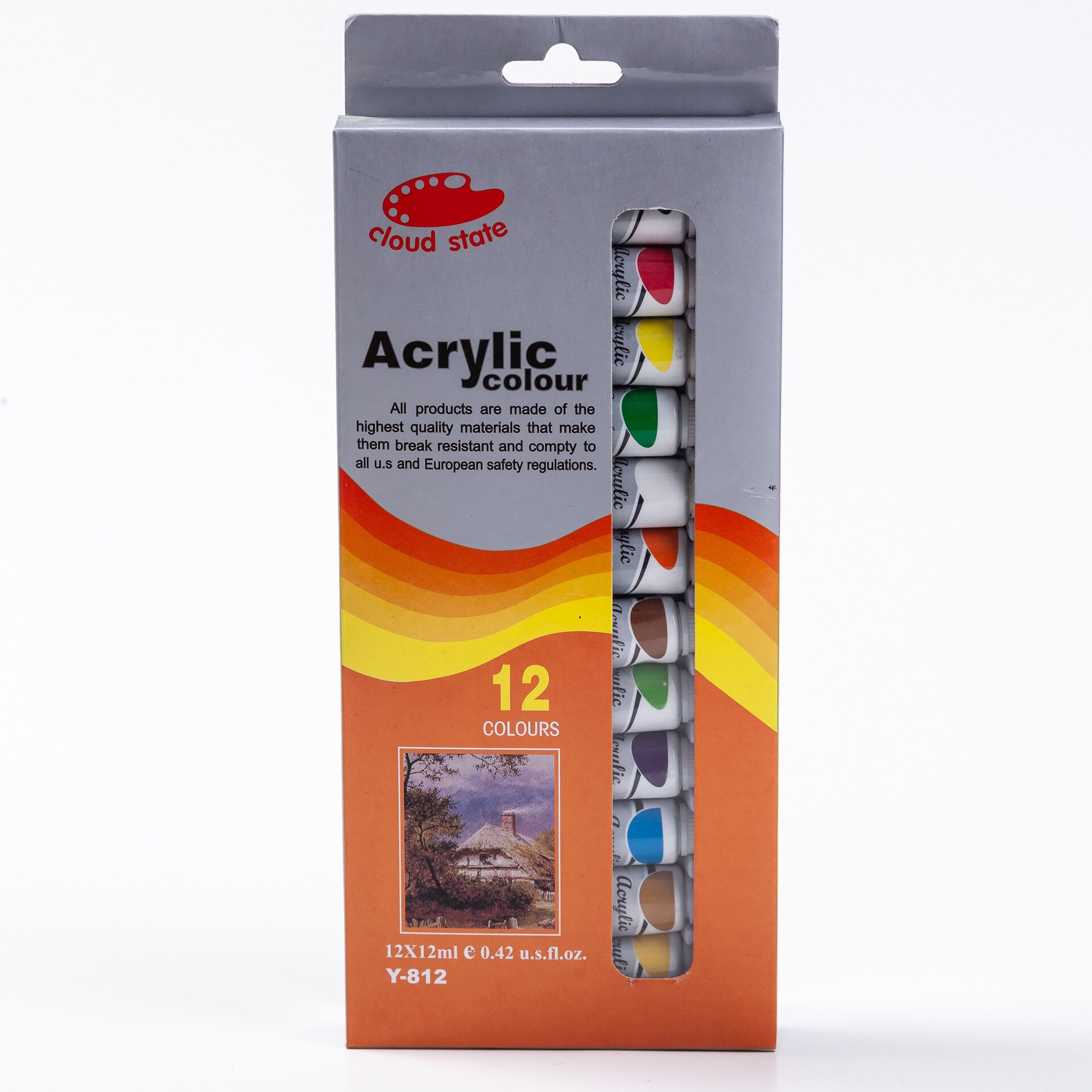 DIY 12-color/12ml Acrylic Oil Painting Watercolor ... – Grandado