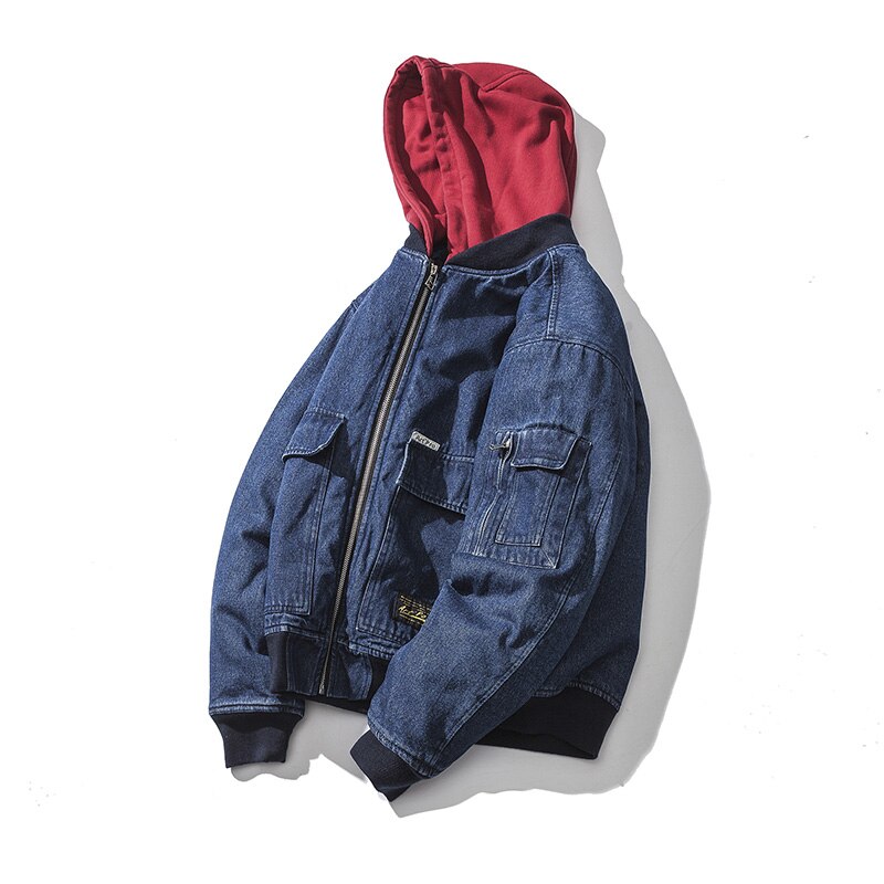 Winter Thickened Denim Jacket Men Japanese Style S... – Grandado