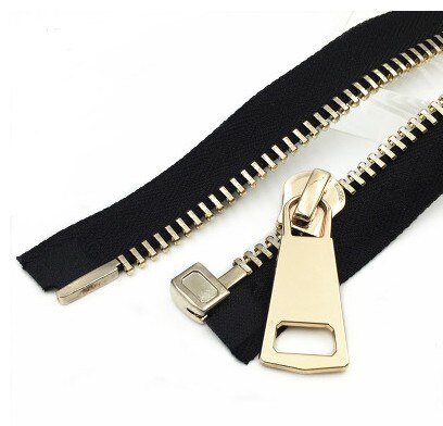 70CM Open-End Metal Zippers Eco-friendly Black Lar... – Grandado