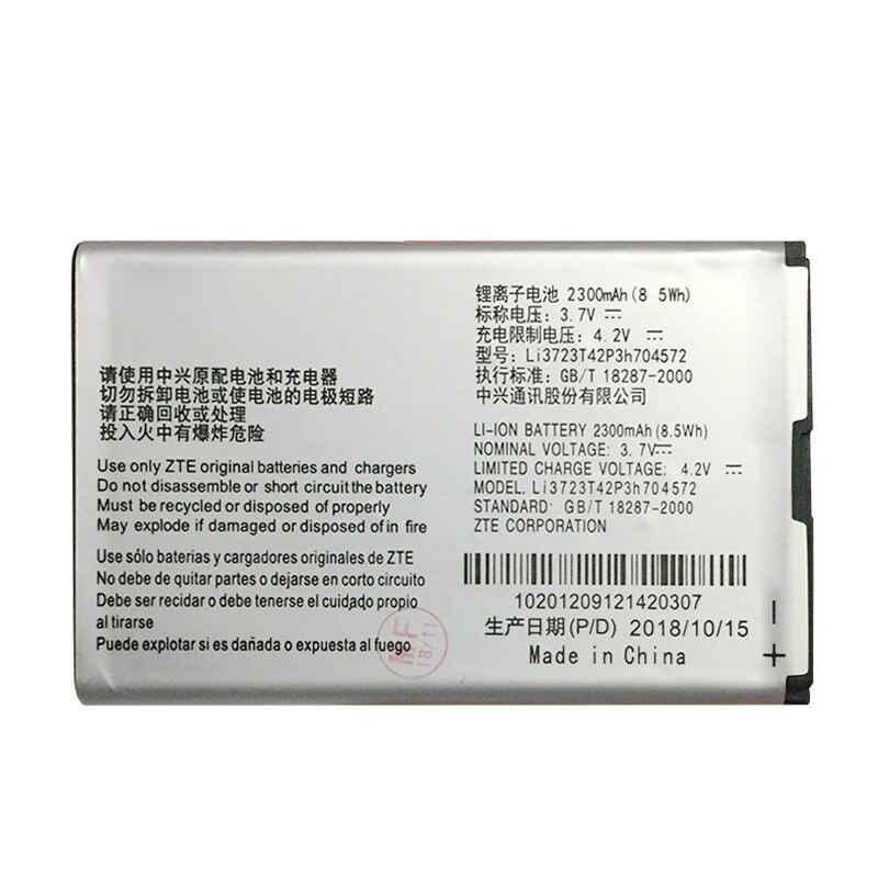 Li3723T42P3h704572 Voor ZTE MF91 MF90 4G WIFI Rout... – Grandado
