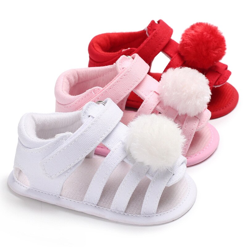 Summer Infant Baby Girls Sandals Cute Ball Baby Sh... – Vicedeal