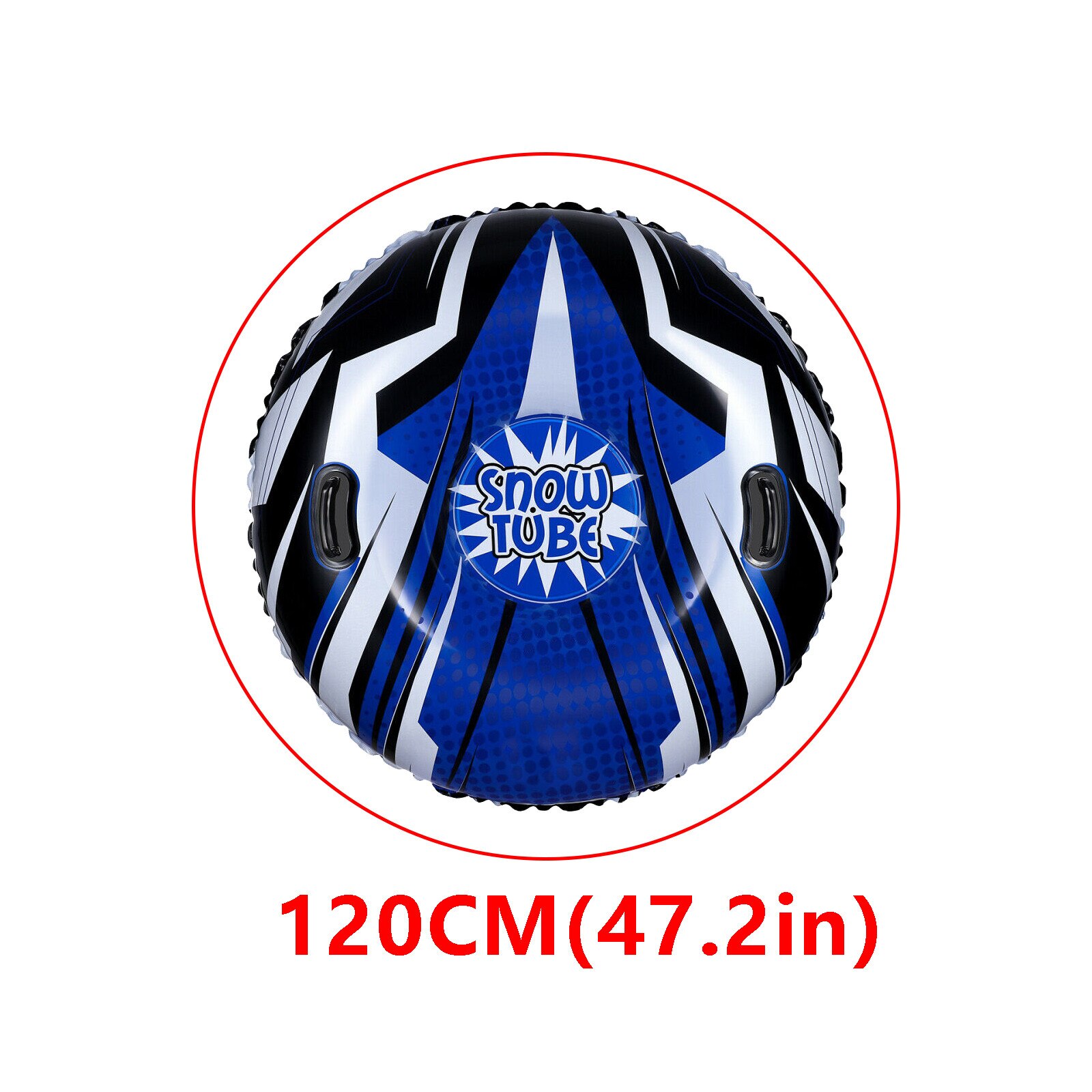 Skiing Snow Tube Sleigh Tubing Winter Heavy Snow T... – Grandado