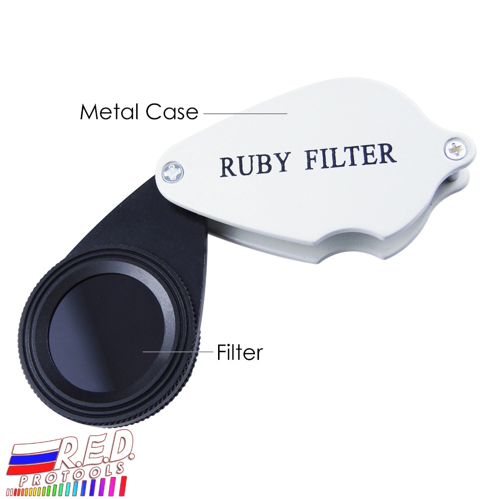 Handheld Foldable Ruby Filter Gem Emerald Identifi... – Vicedeal