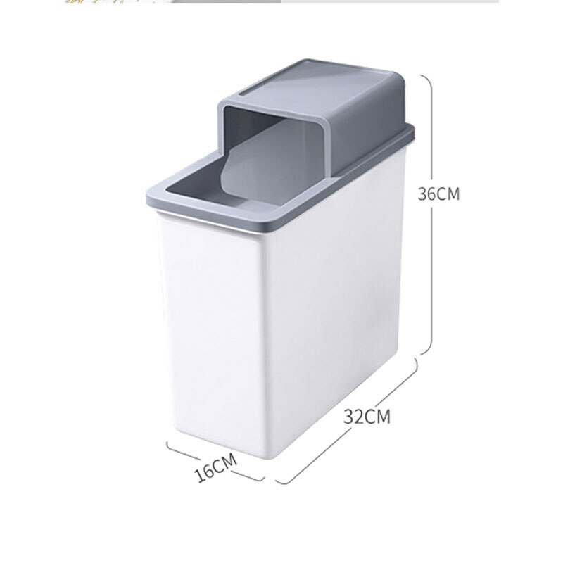10L Trash Can Waterproof Narrow Seam Dustbin Priva... – Vicedeal